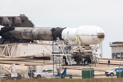 2025 January 15th 8x10 Photo SpaceX Falcon 9 Pad 39A Firefly Blue Ghost ...