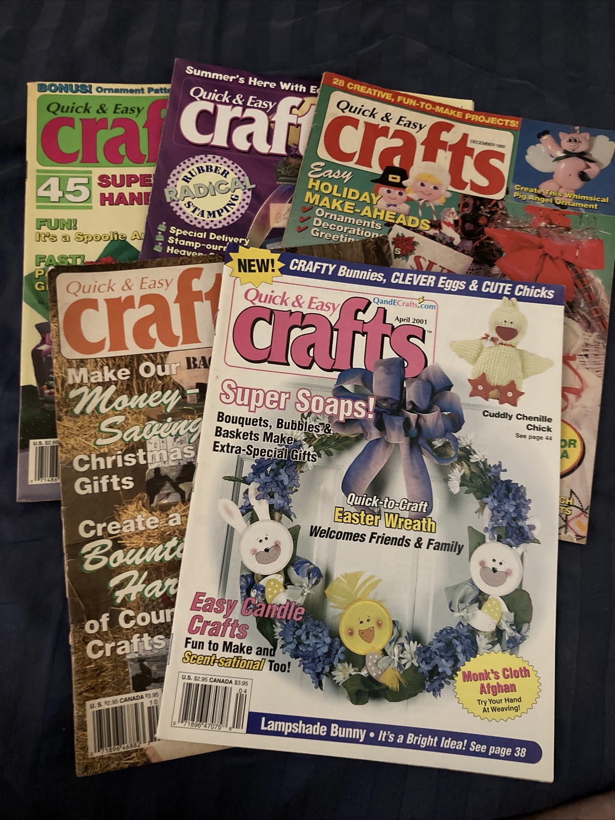 Lot Of 5 Quick & Easy Crafts Magazines 1990-2001 Vintage | eBay