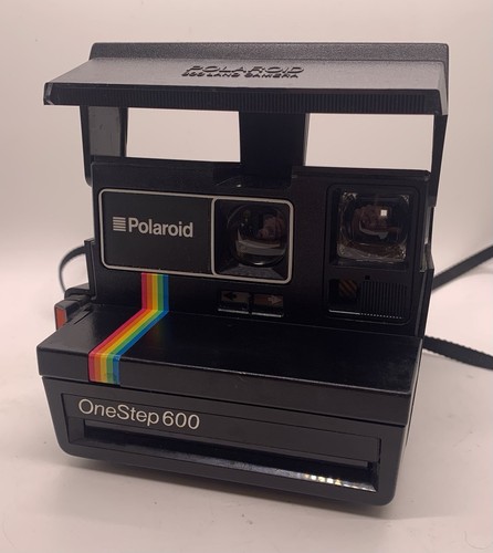 Vintage Polaroid Camera Spirit One Step 600 Land Instant Rainbow Stripe ...