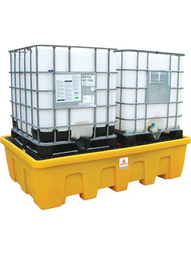 Alemlube Double IBC Spill Container. Sump Capacity of 1,165 Litres (SJ ...
