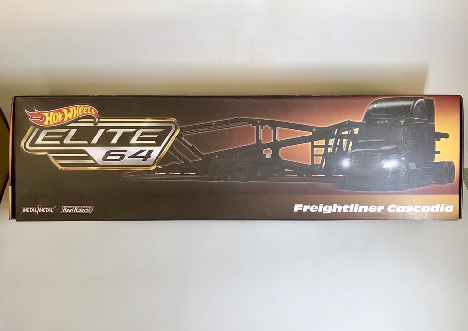 Hot Wheels Elite 64 Freightliner Cascadia Transporter Tractor Truck ...
