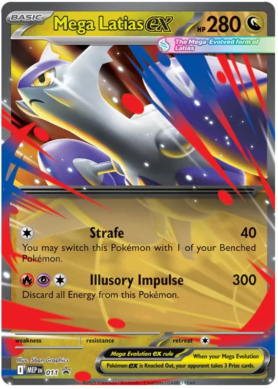 Pokemon TCG Card Mega Evolution MEP Black Star Promo - 'Choose Your ...