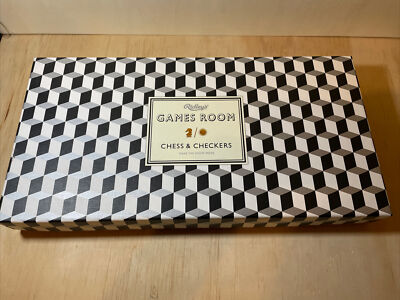 New Ridleys Games Room Checkers, Chess metallic silver | eBay Australia