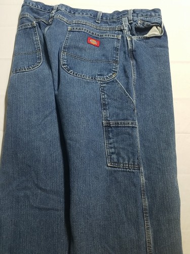 Dickies Carpenter Jeans Mens Size 38x34 Dungaree Work 100% Cotton ...