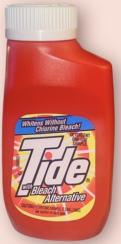 VTG TIDE Laundry Detergent Small Sample Bottle 90s EMPTY RARE | eBay
