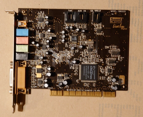 Creative Sound Blaster Live! 5.1 Digital PCI Karte (SB0220) | eBay.de