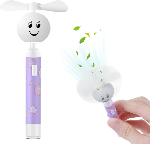 Handheld Mini Fan, Small Portable Pocket Fan, Creative Smiley Face ...
