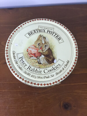 Beatrix Potter Peter Rabbit cookies Biscuit tin | eBay UK