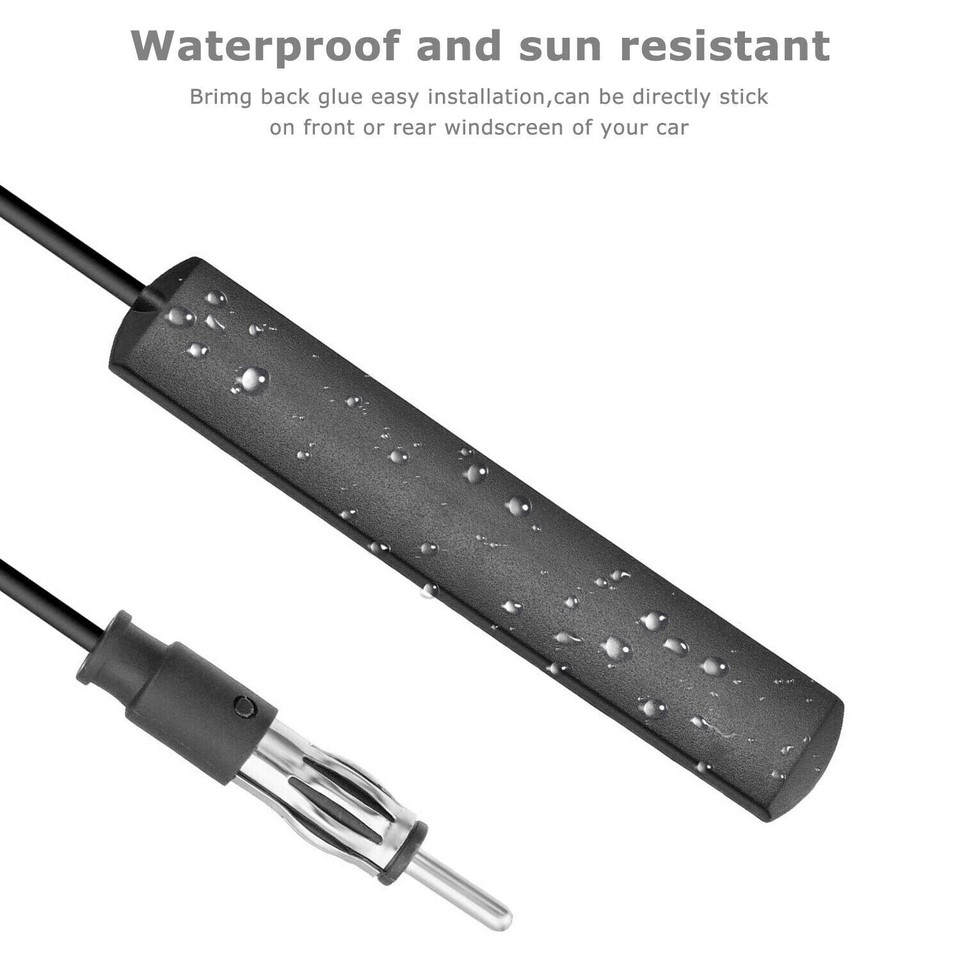 Car Radio Stereo Hidden Antenna Stealth FM AM For Vehicle Truck ...