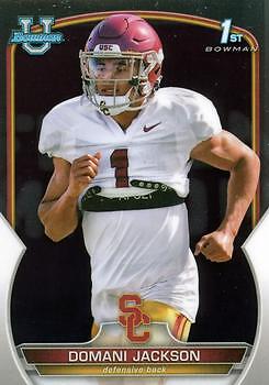 Domani Jackson 2022 Bowman Chrome University - 1st #91 - USC Trojans | eBay