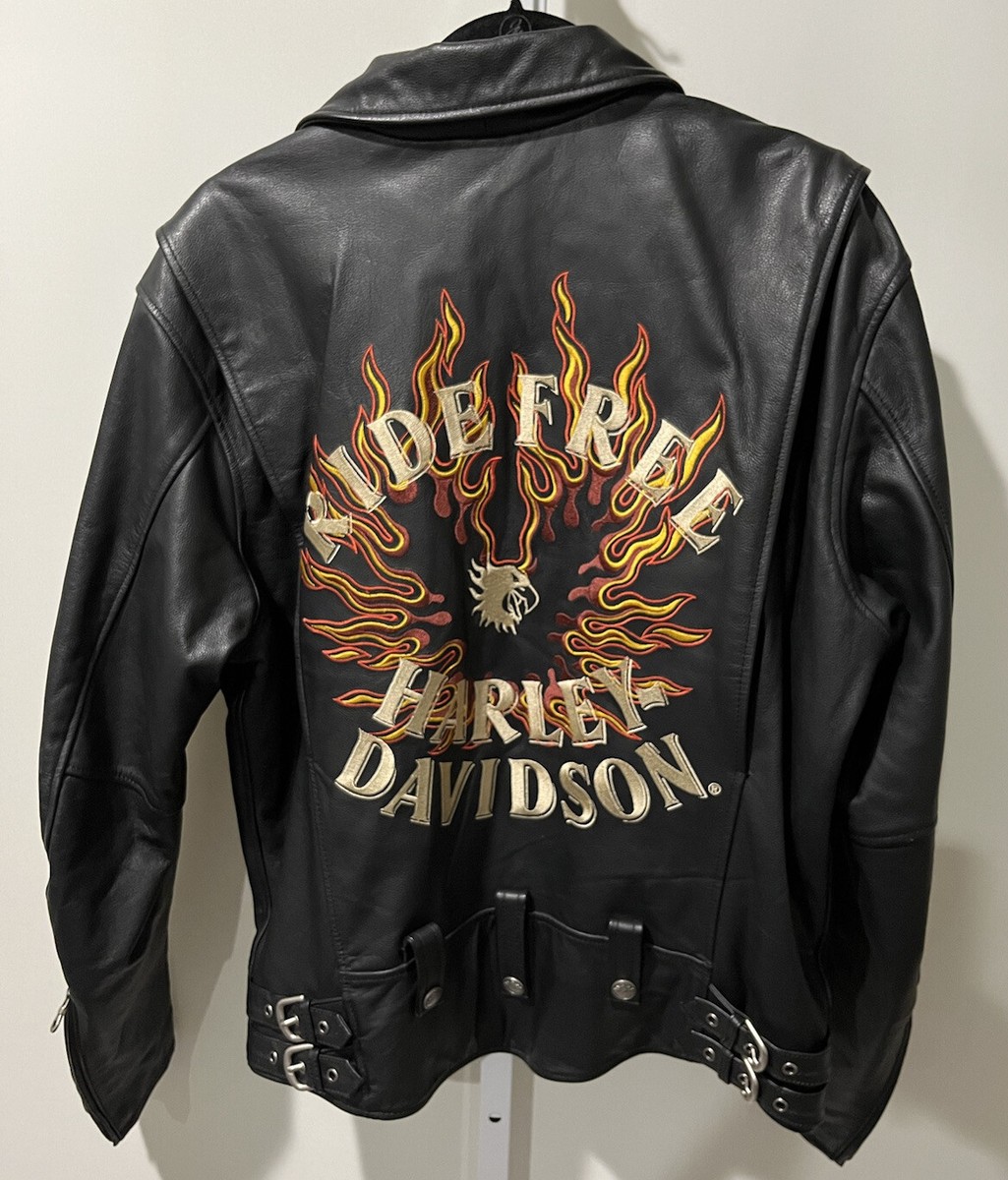 without tags Harley Davidson Ride Free Leather Jacket Mens without tags Harley Davidson Ride Free Leather Jacket Mens
