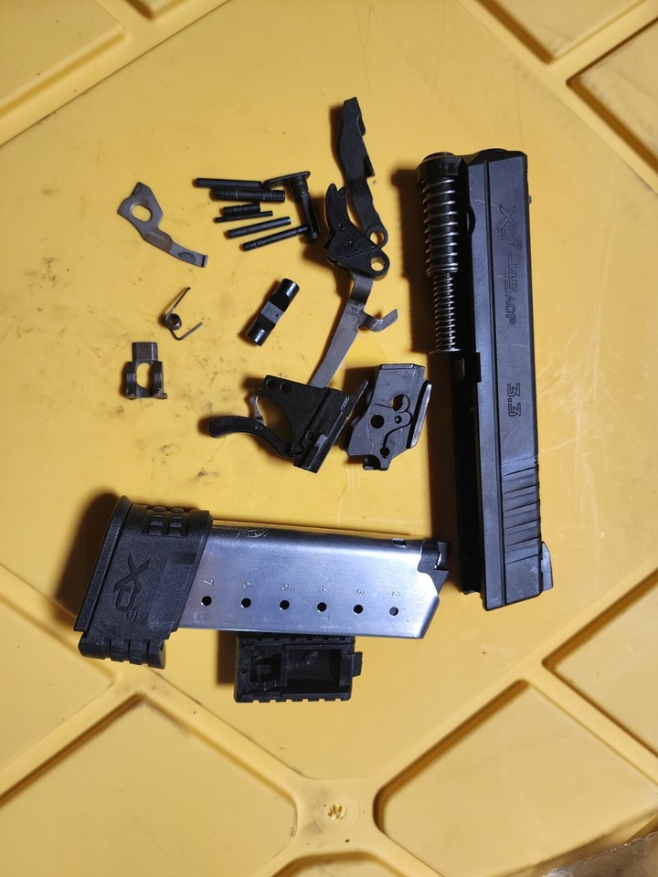 Springfield XDs 45 acp Parts Lot - Upper Slide barrel parts rebuild or ...