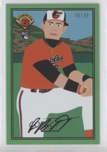 2021 Topps 1989 Bowman X Keith Shore Green Foil 45/89 Ryan Mountcastle ...