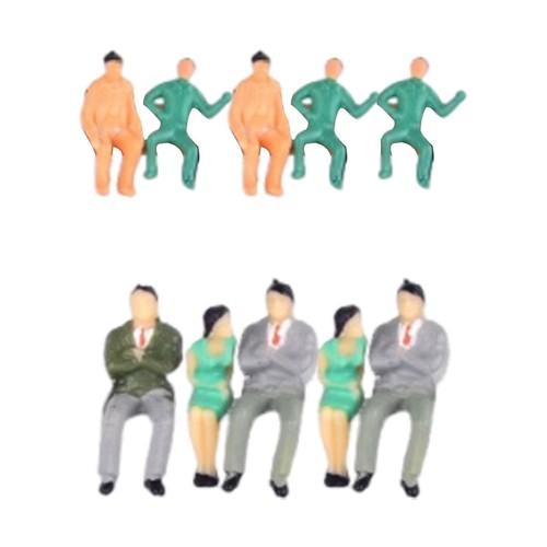 5 Pieces Mini People Figures Miniature Scene Hobby Realistic Random ...