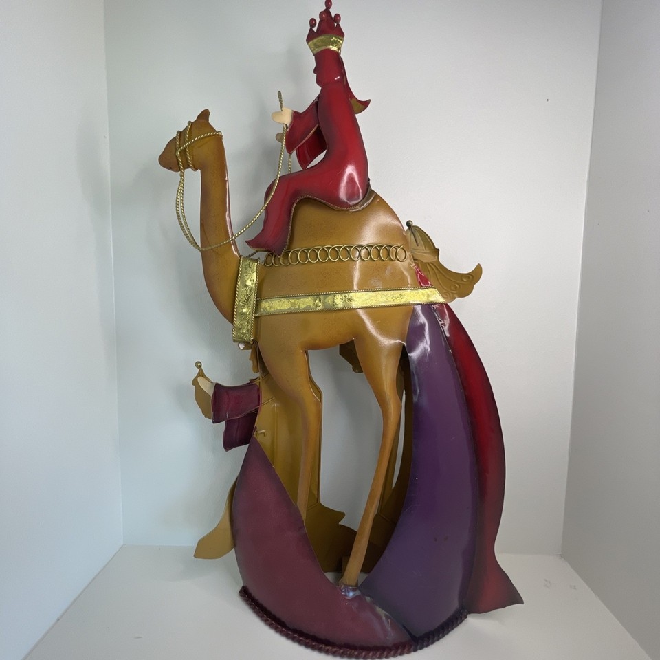 Rare Nativity Scene Complete Set Of 3 Vtg 2005 Home Interiors Metal In ...