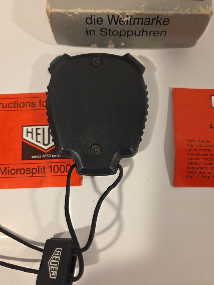 Vintage Heuer Quartz Microsplit 1000 Stop Watch 1980 | eBay