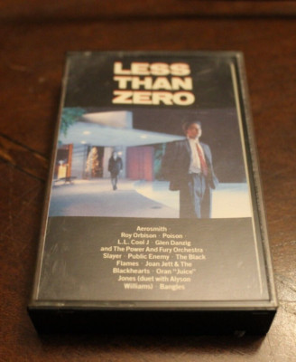 Less Than Zero Soundtrack ~ 1987 CBS Cassette | eBay