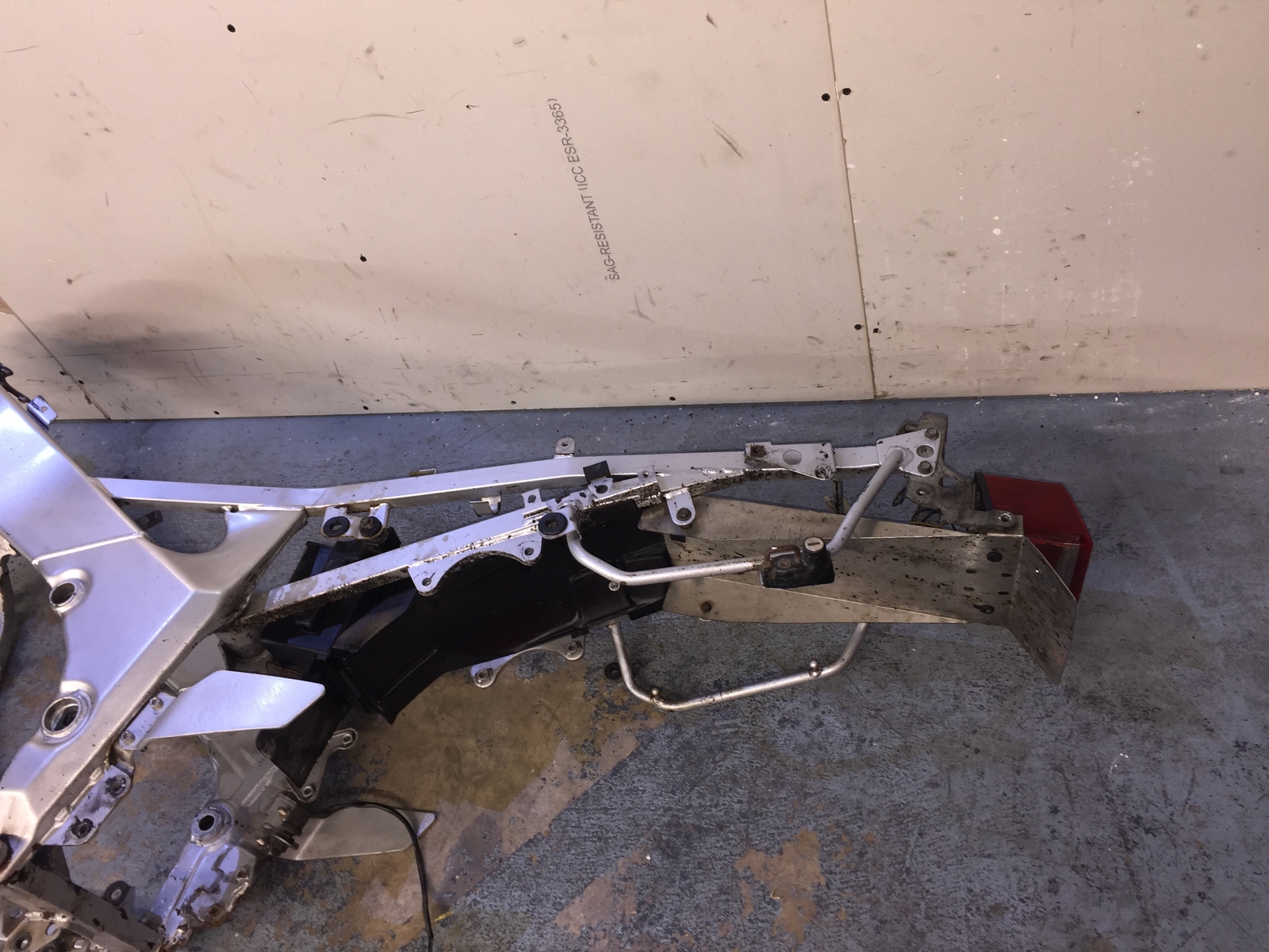 93-95 YAMAHA FZR600R FZR 600 600R CLN EZ FRAME CHASSIS READY EASY FL ...