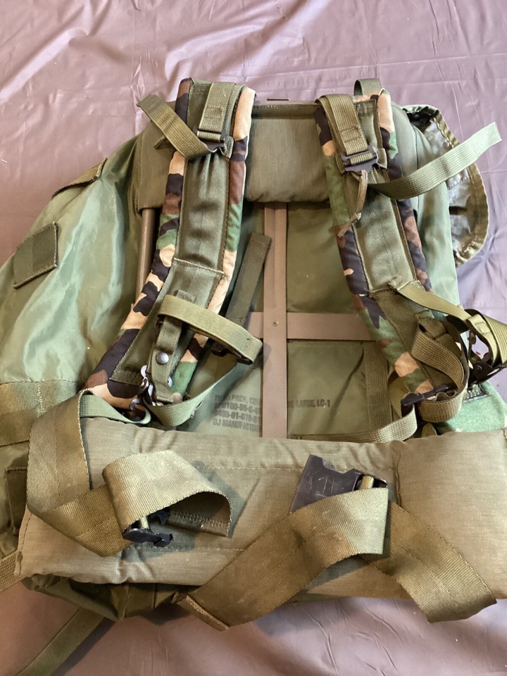 Vintage US Army Military LC-1 Large Combat Field Pack Alice Backpack ...