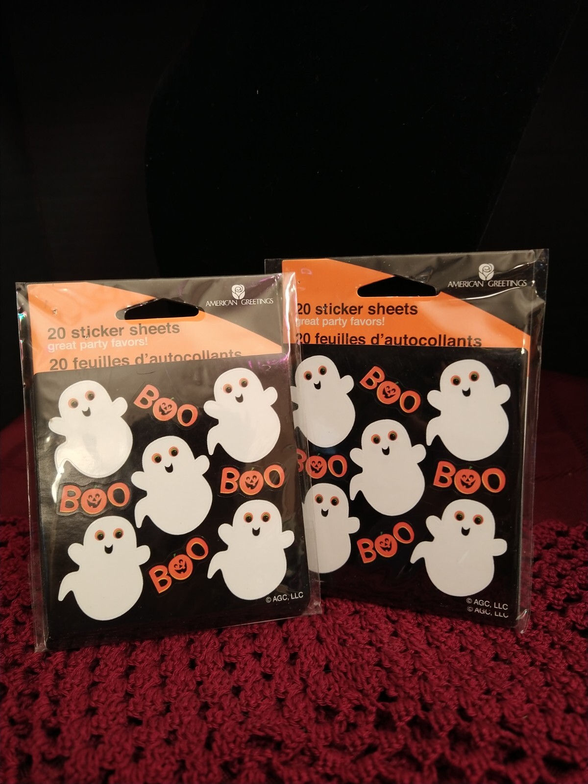 Vintage American Greetings Halloween Boo Ghost Stickers 1 Pack New | eBay
