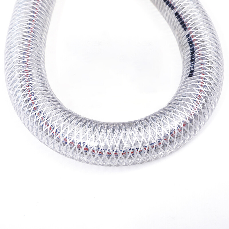 PVC HOSE Clear Flexible Reinforced Braided Pipe ID 10-102mm Oil /Water ...