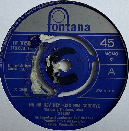 Steam - Na Na Hey Hey Kiss Him Goodbye - 7" Vinyl Single | eBay