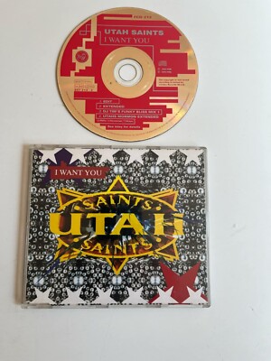 UTAH SAINTS I Want You REMIXES UK CD SINGLE 1993 | eBay