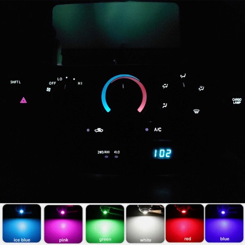 6x E74 EWG203 194 T10 Light Bulbs for Toyota Tundra Climate Control ...