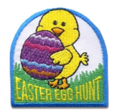 Girl Boy Cub EASTER EGG HUNT Eggs Chick Day Fun Patches Badge SCOUT ...