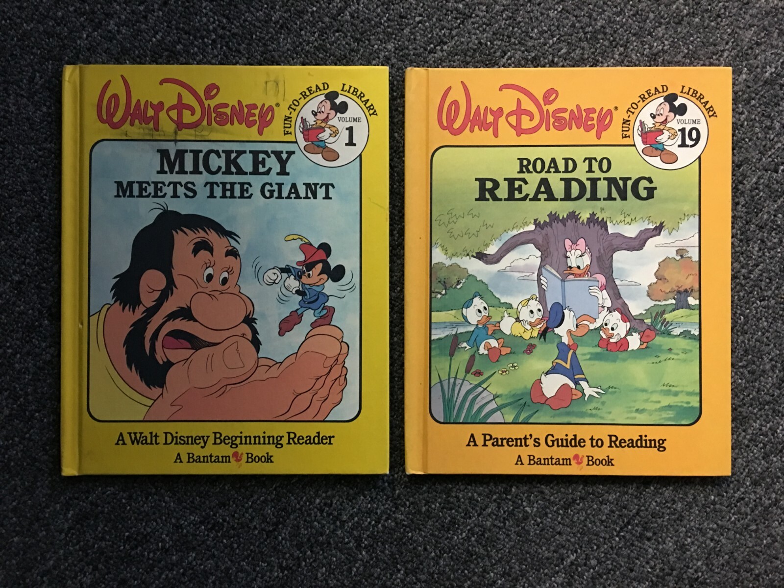 Walt Disney® Fun-To-Read Library - Volumes 1 & 19 (1986) Disney/Bantam ...