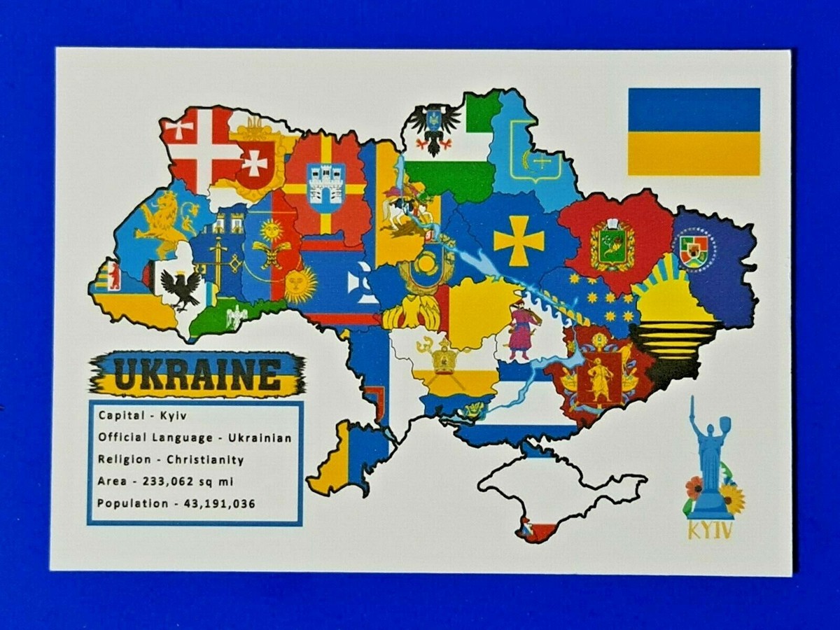 Ukraine Flag Map Premium Vector | Map Of The Ukraine With The National