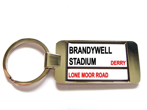 DERRY STREET SIGN KEYRING KEY FOB KEYFOB BOTTLE OPENER CHAIN GIFT ...