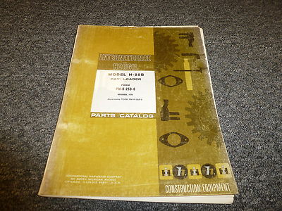 International Hough H25B Payloader Bucket Wheel Loader Parts Catalog ...