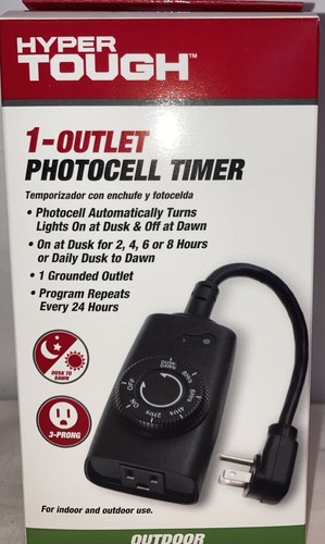 Outdoor Light Timer Photocell Dusk to Dawn Light Sensor Timer | eBay