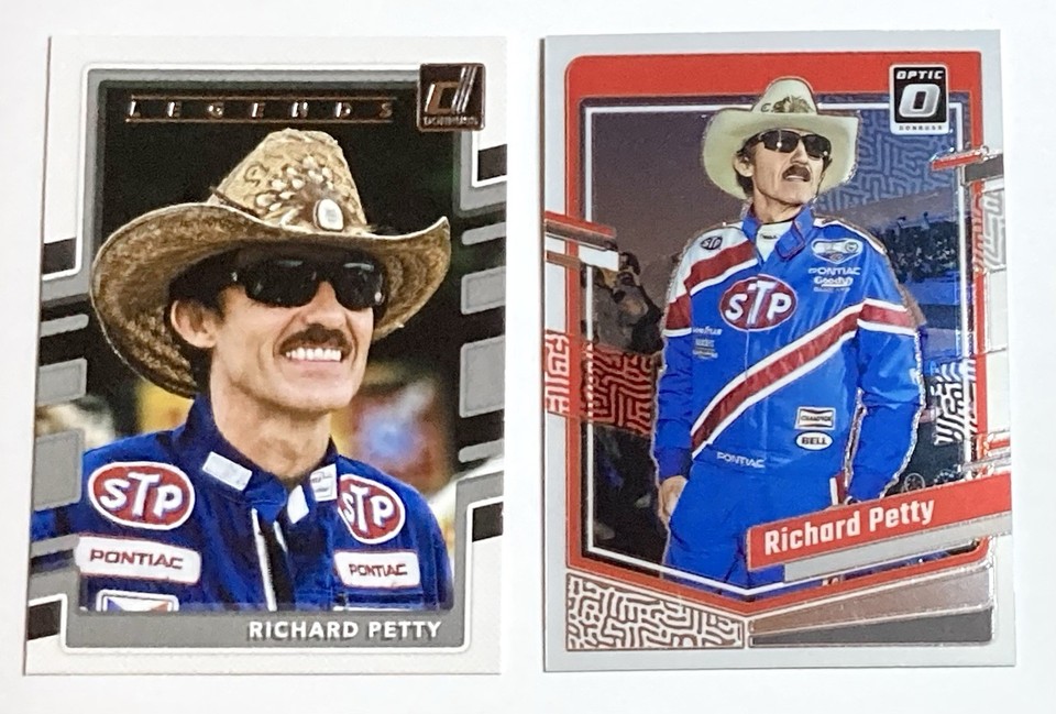 LOT OF 2 DIFFERENT NASCAR RICHARD PETTY RACING CARDS | eBay