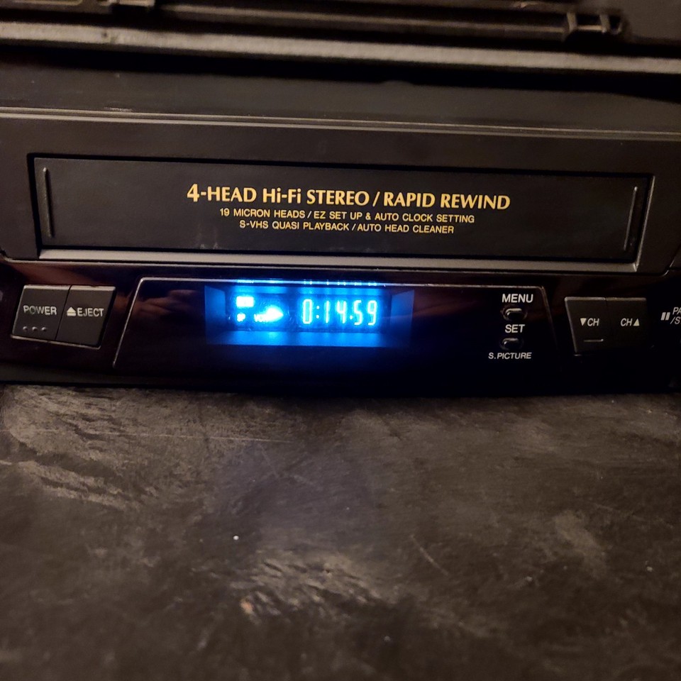 Sharp VC-H815 4 Head VCR VHS Player Recorder W/ Remote - TESTED ...