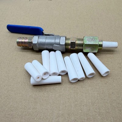 Valve Type Sand Blasting Gun with 10pcs Nozzle for 5/10/20 Gallon ...