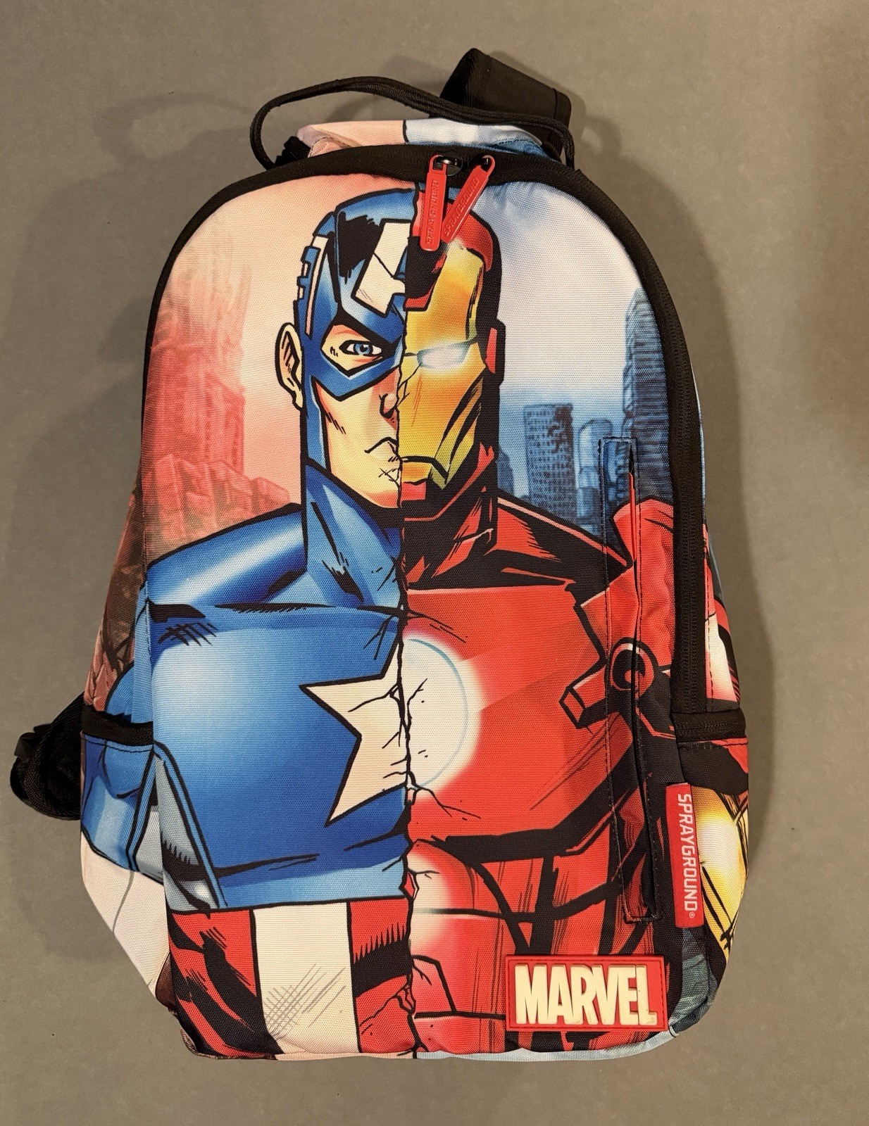Sprayground Backpack Marvel Iron Man Captain America - Gem