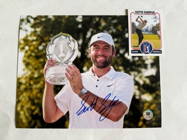 Scottie Scheffler Signed Autographed 8 x 10 photo 2025 Memorial /coa ...