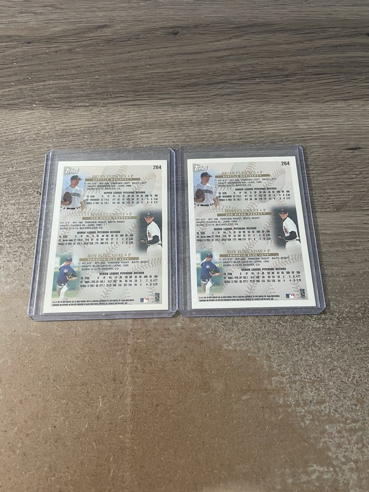 (2) 1998 Topps #264 Roy Halladay Rookie RC Blue Jays/Phillies | eBay