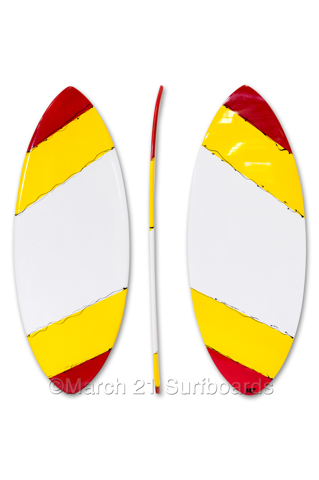 52" Epoxy EPS Skimboard Medium Pin Tail WYR Skim Surf | eBay