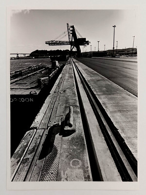 1985 Seattle WA Terminal 5 Construction Shipping Container Port VTG ...