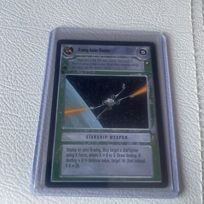 SWCCG: X-wing Laser Cannon [Ungraded] Special Edition Star Wars CCG ...