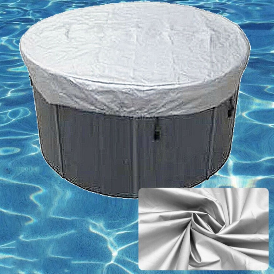 Round Tub Protective Cover with Canopy Style Efficient Water Resistance ...