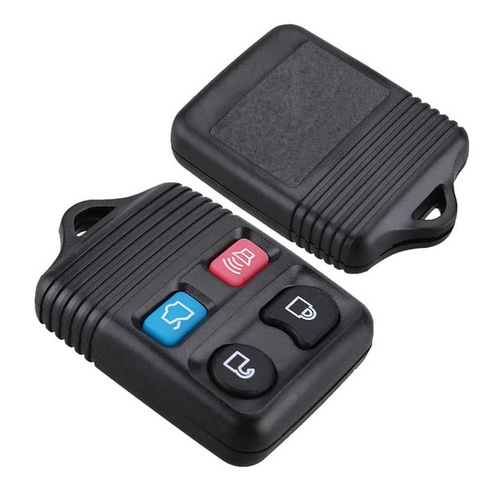 For Ford 2pcs Replacement Keyless Remote Shell Pad Button Key Fob ...