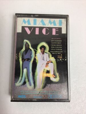 Miami Vice Music Television Series Soundtrack Cassette 80's Pop Rock ...