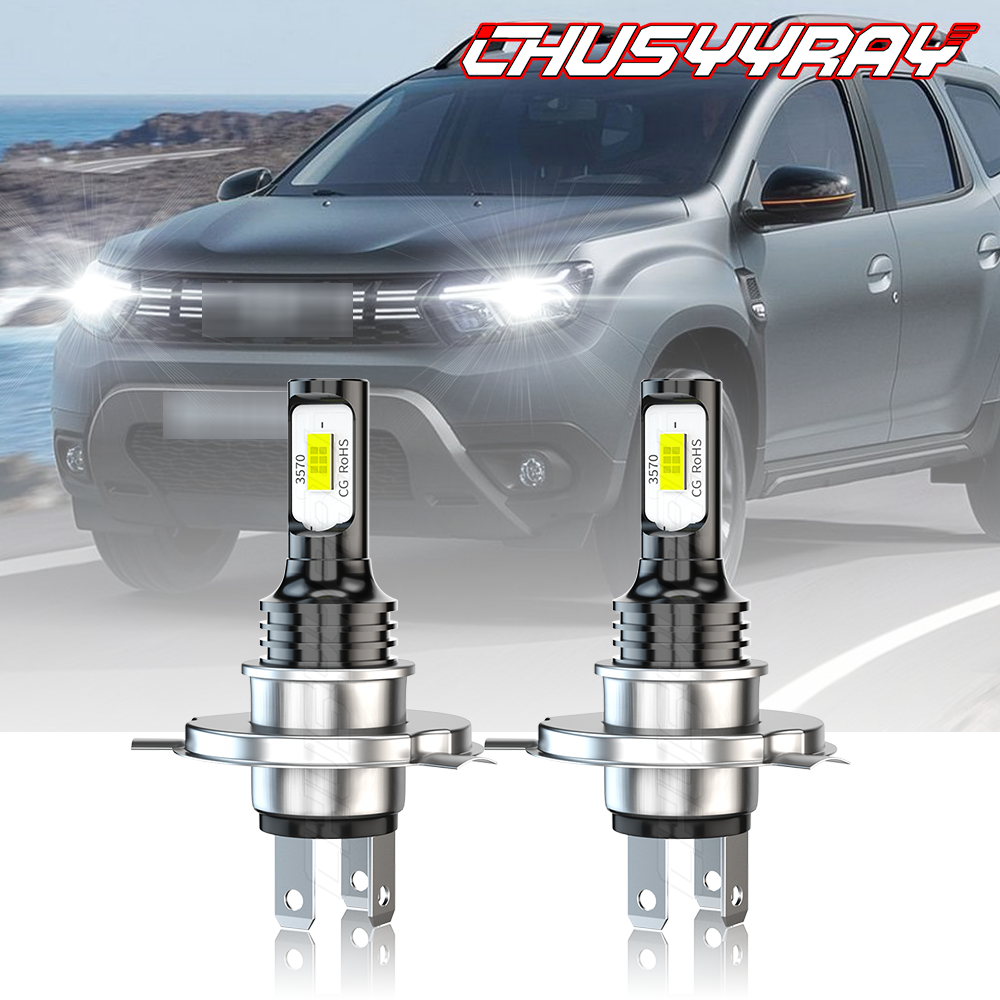 For Dacia Logan 2005-2023 Pair H4 White LED Headlight Bulbs Conversion ...
