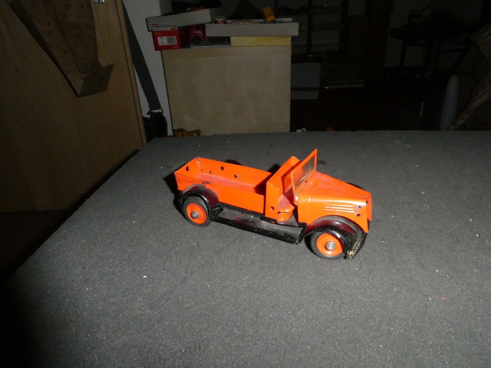 Tekno vintage Blech FALCK Bedford Fire Engine 40ies zum Komplettieren ...