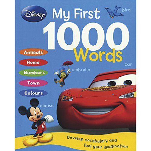 Disney - My First 1000 Words by tk Hardback Book The Fast Free Shipping ...