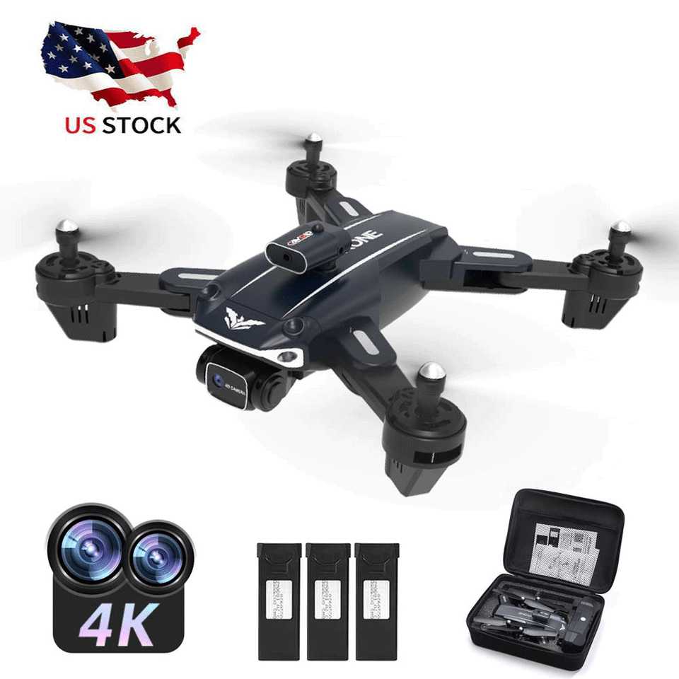 D89 RC Drone with 4K HD Dual Camera Foldable FPV WiFi Quadcopter Smart ...